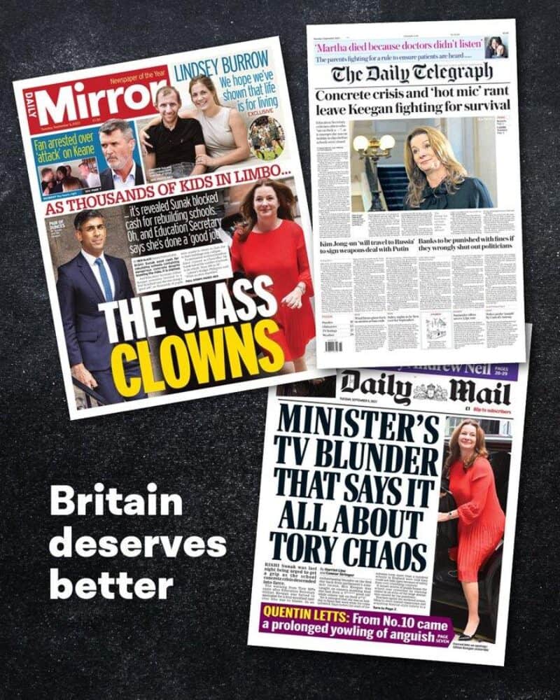 The UK is literally crumbling - Aylesbury Labour